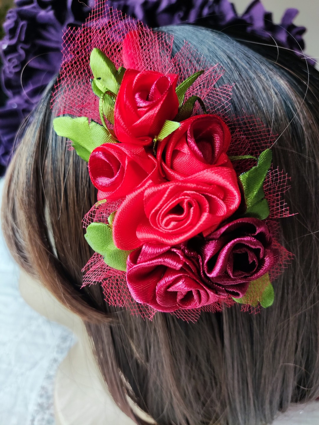 Beautiful Headbands With Eternal Roses. Headbands for Specials ...