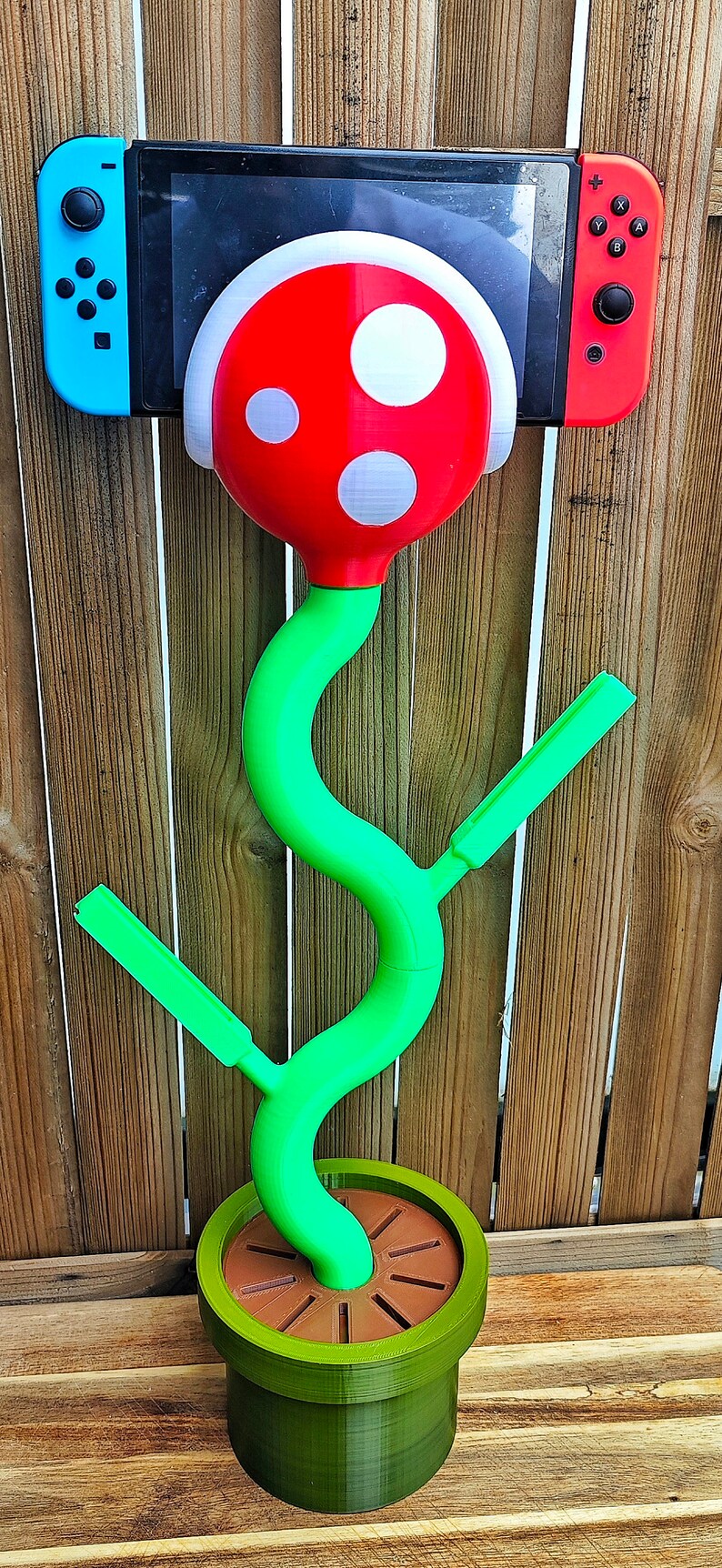 Super Mario Piranha Plant Stand for Nintendo Switch TV Mode - Etsy