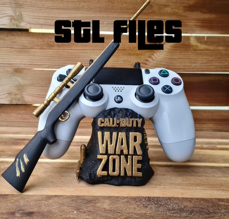 Call of Duty War Zone Controller Stand Playstation PS4 PS5 Xbox STL ...