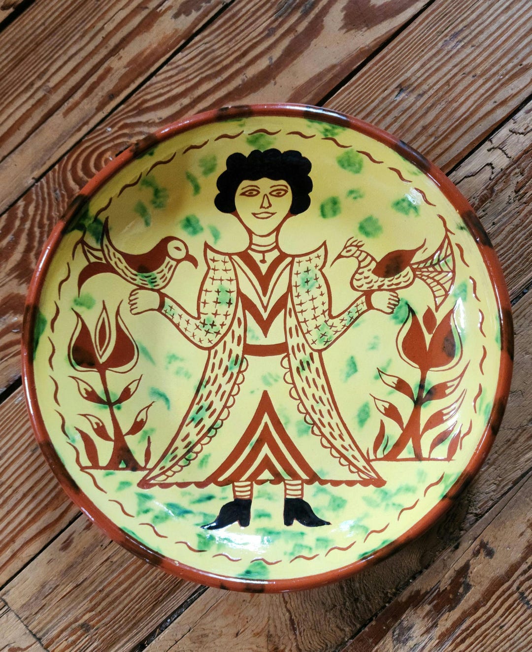 Vintage Seagreaves Redware Pottery Platter/plate - Etsy