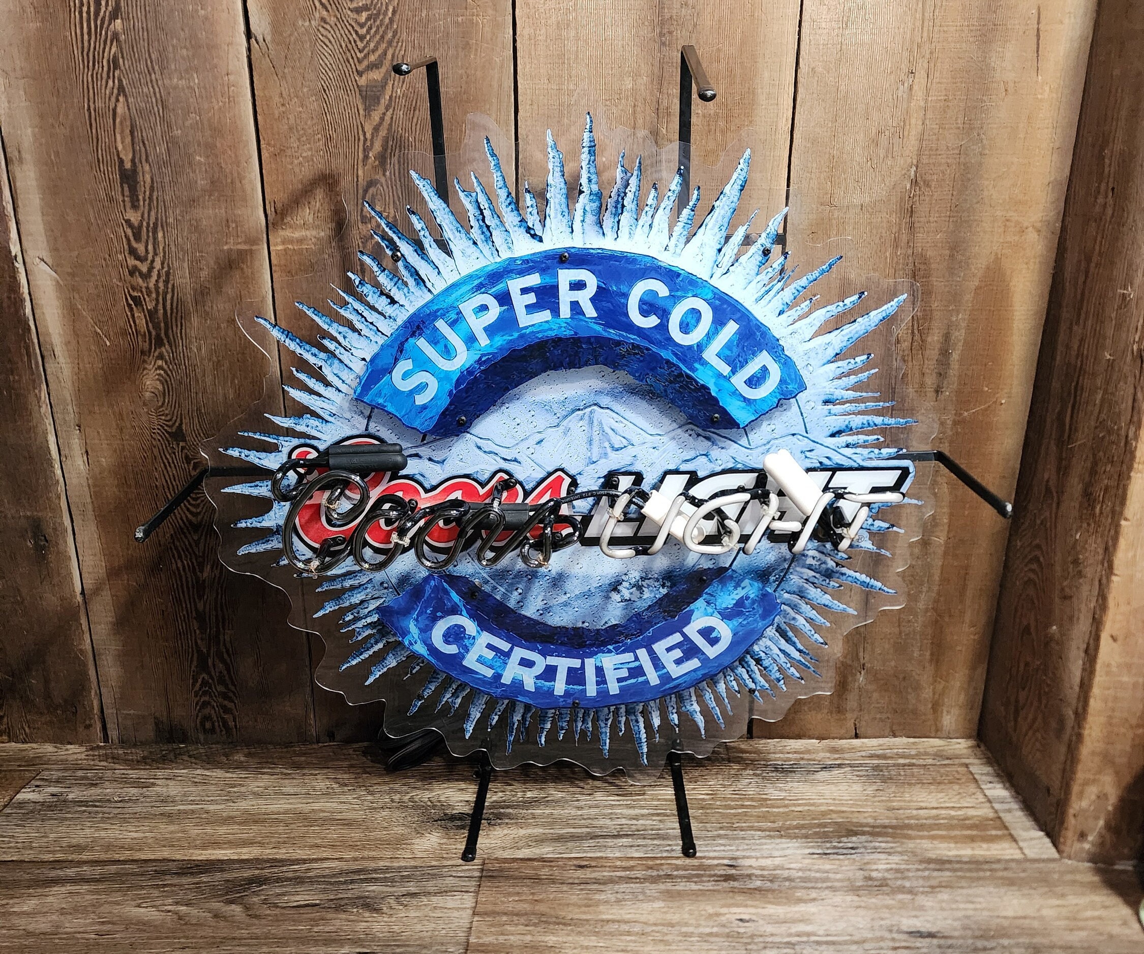 Vintage Coors Light Neon Sign - Etsy
