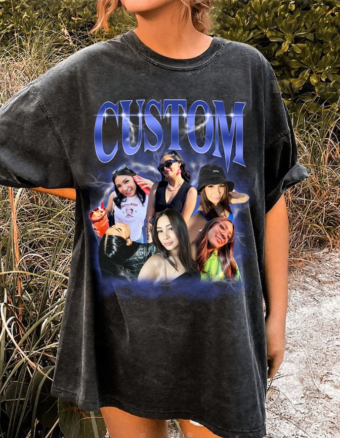 Custom Bootleg Rap Comfort Color TShirt, Vintage Custom Funny Rap Shirt ...