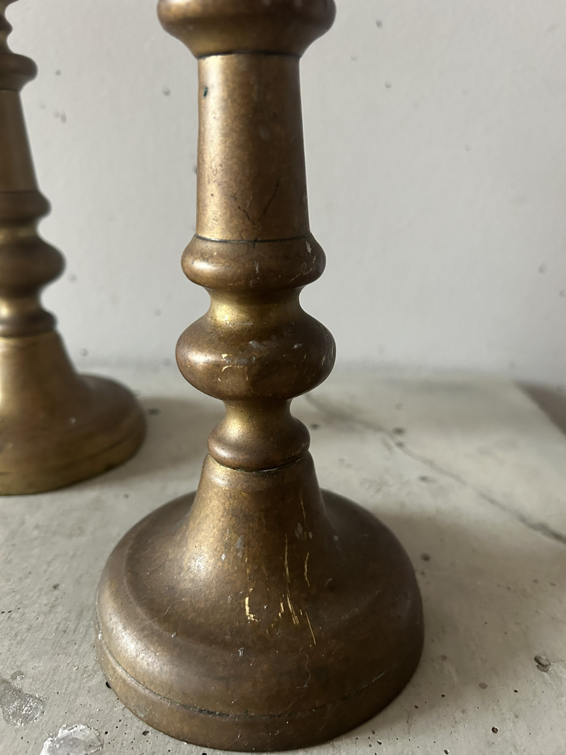 Vintage Candle Holders Brass - Etsy