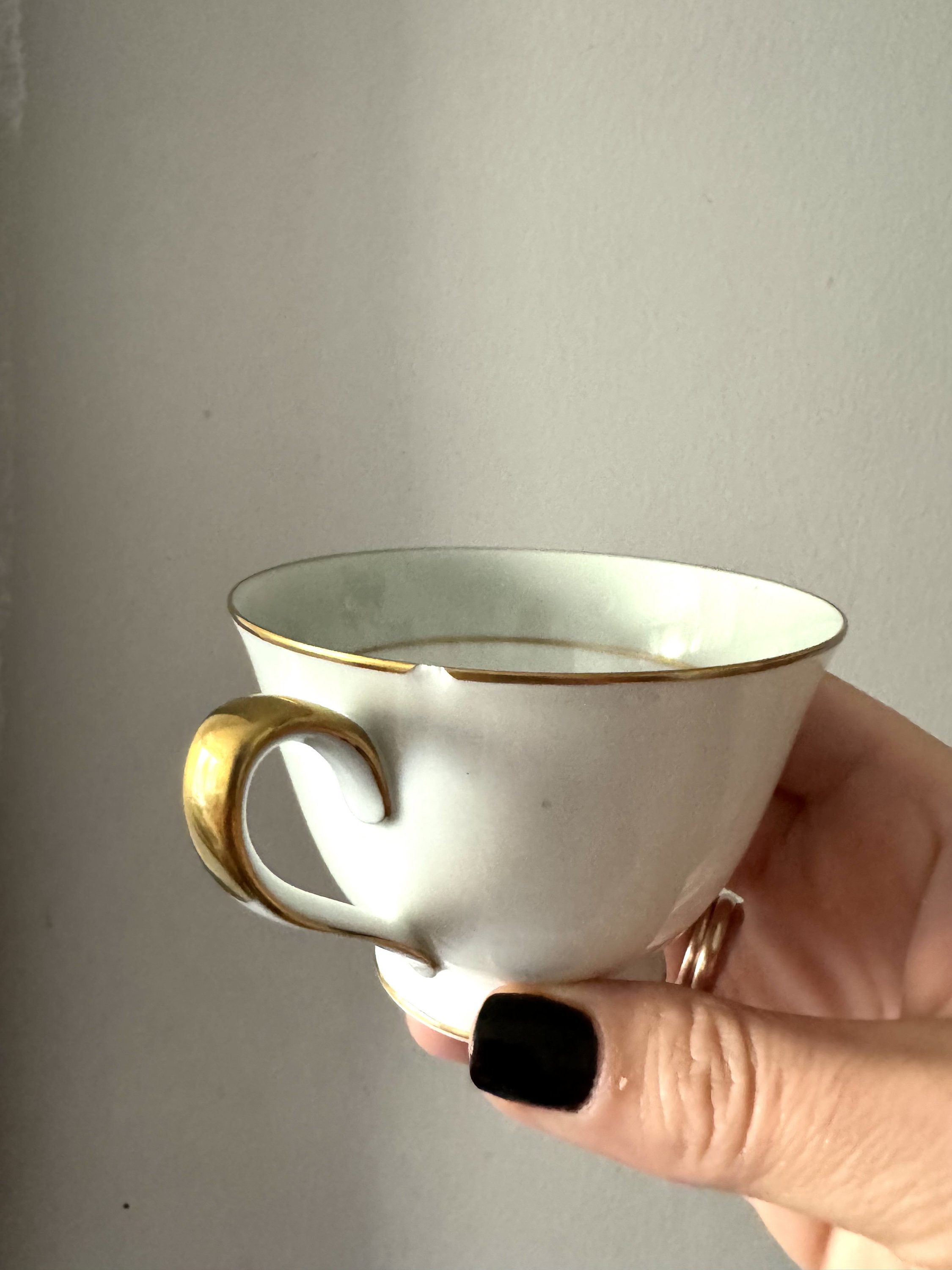 Fine Porcelain Tea Set II Danish Design II Gold Pastel Mint - Etsy