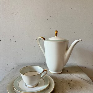Fine Porcelain Tea Set II Danish Design II Gold Pastel Mint II Bucka ...