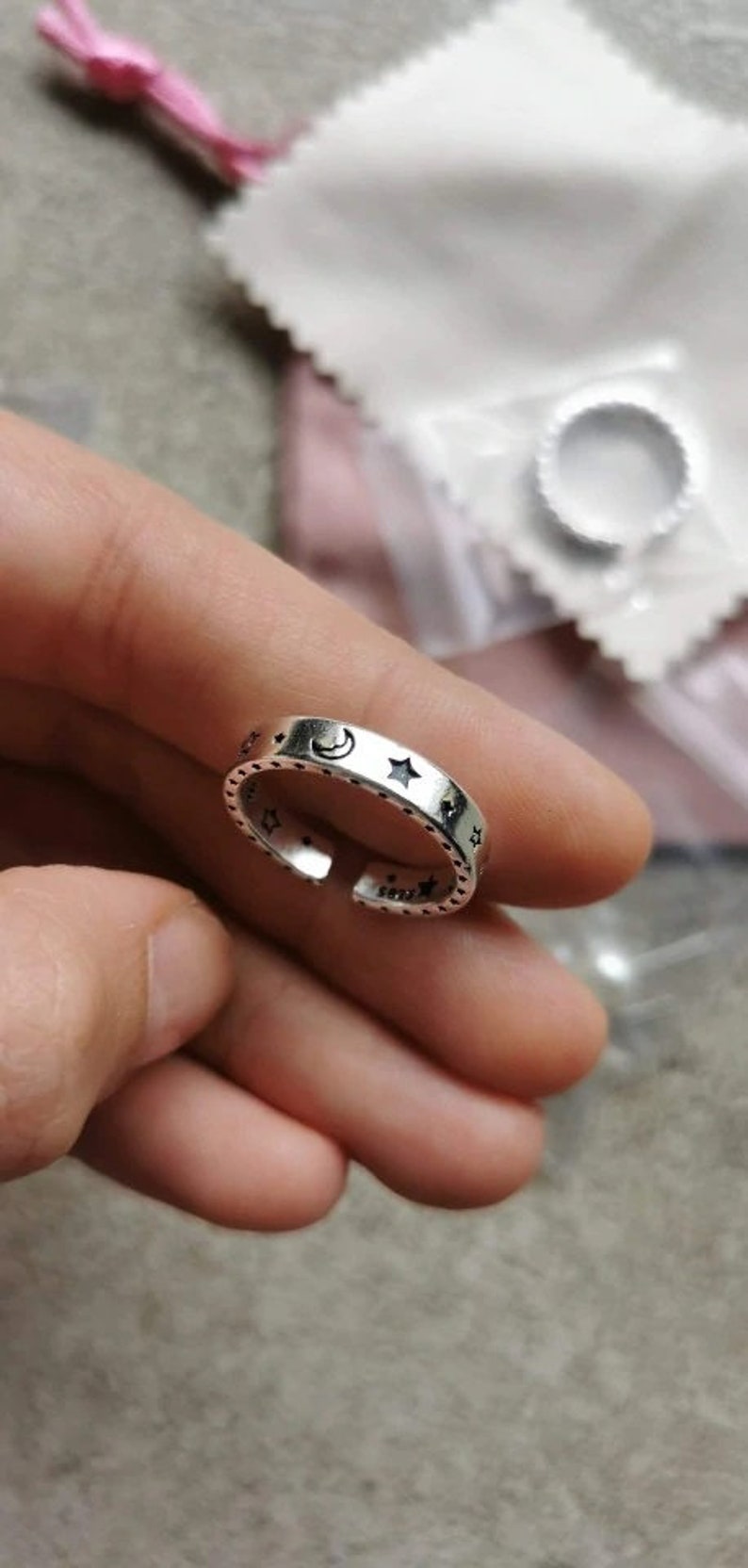Lovely Star Moon Emote Smiley Face Emoji Silver Tone - Etsy Hong Kong