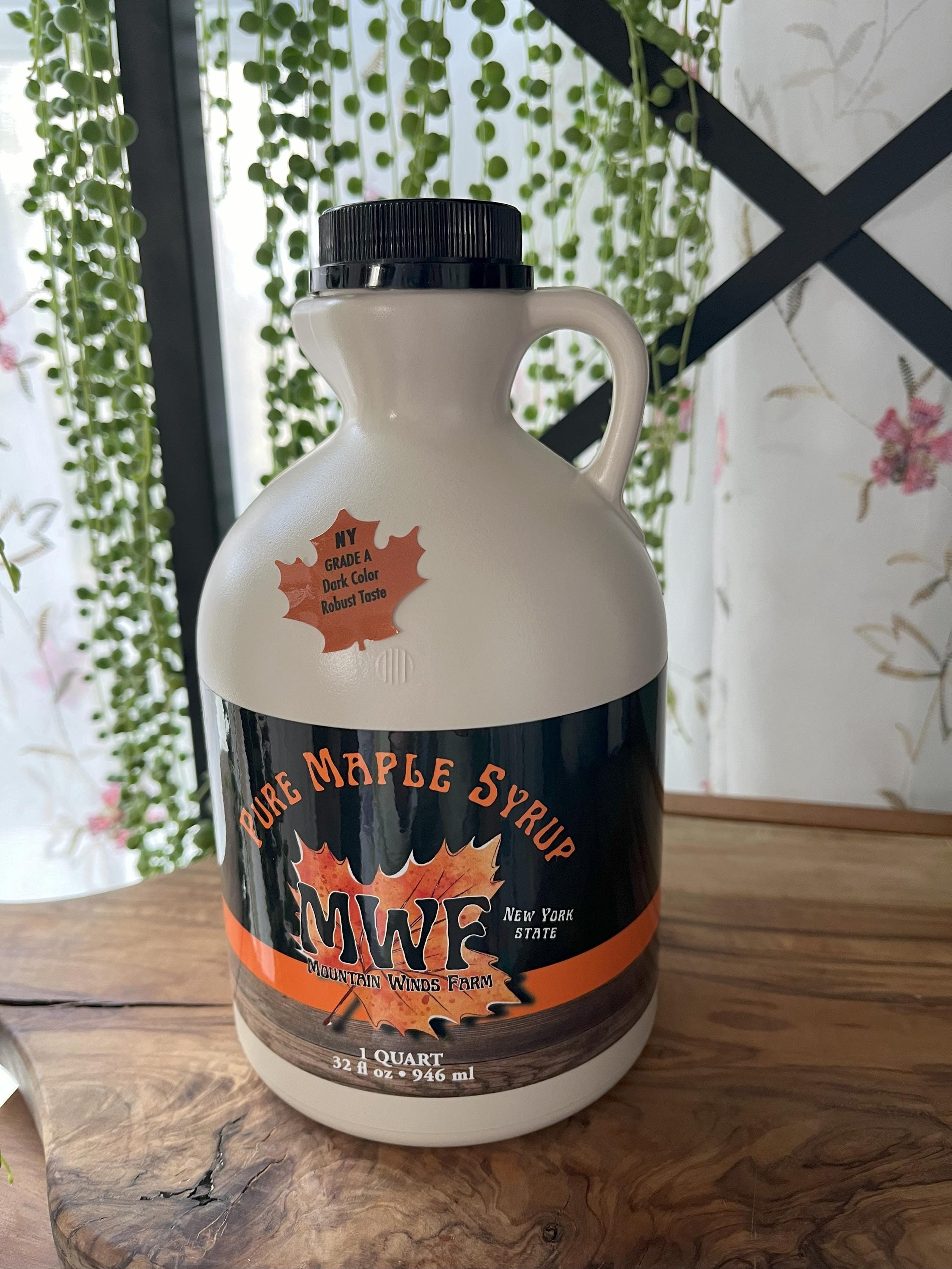 Pure New York Maple Syrup - Plastic Bottle - Etsy