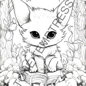 Fantasy Mythical Creatures Coloring Pages, Cute Magical Animals ...