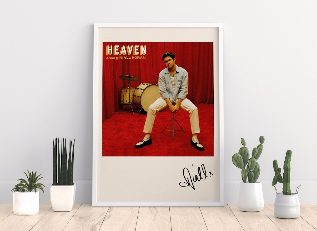 Niall Horan Heaven Vintage Style Printable Art Music Poster in A3 PDF ...