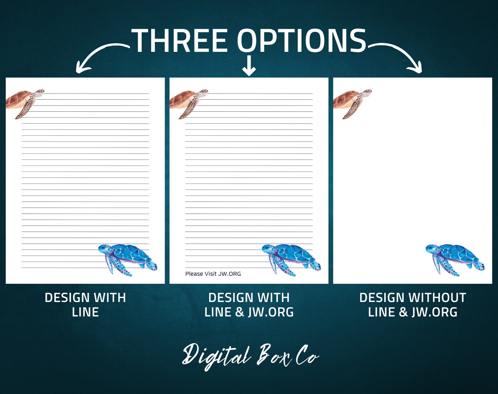 JW Letter Writing Paper JW Letter Writing Digital Download - Etsy