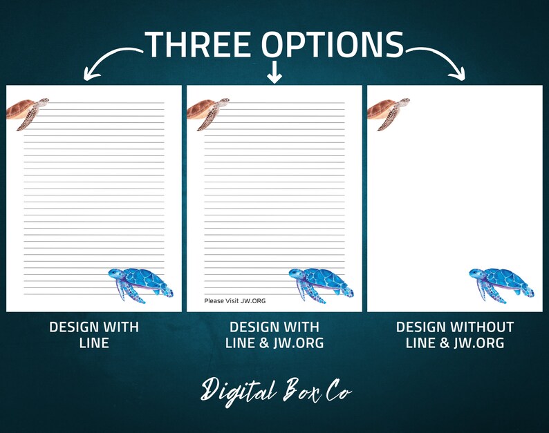 JW Letter Writing Paper JW Letter Writing Digital Download - Etsy