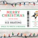 Christmas Ice Skating Gift Ticket Christmas Ice Skating Gift Voucher ...