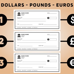 Blank Cheque Blank Check Template Blank Checks Editable Cheque Template ...