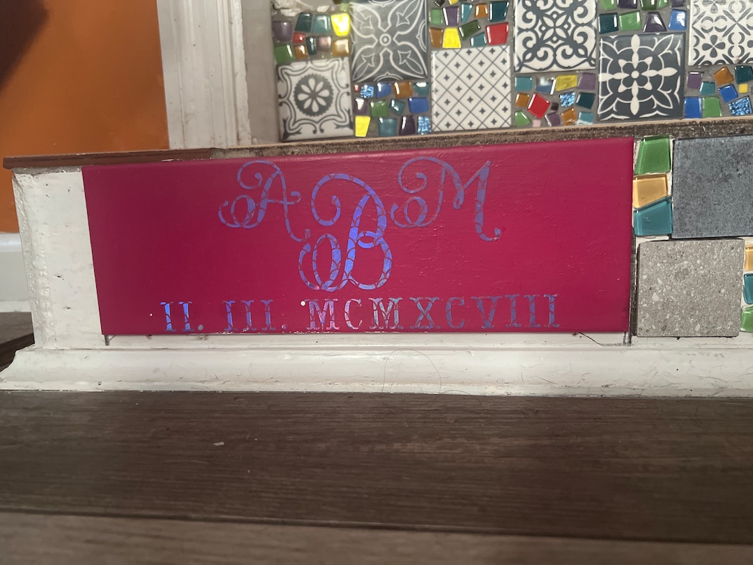 Personalized Tiles for Backsplashes Steps Baby Gifts - Etsy