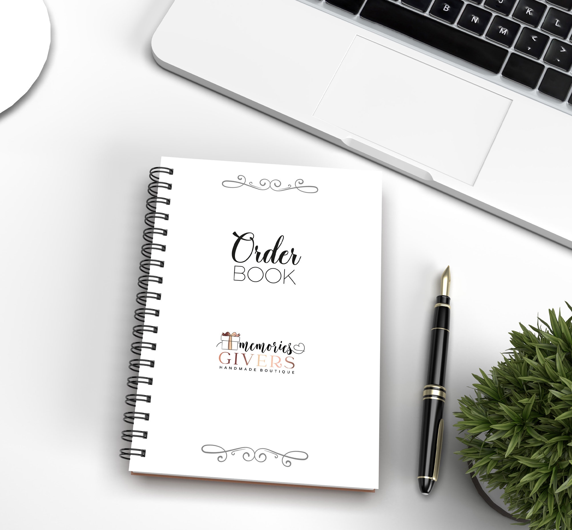 Business Order Book Template, Canva Order Book Template, A5 Notebook ...