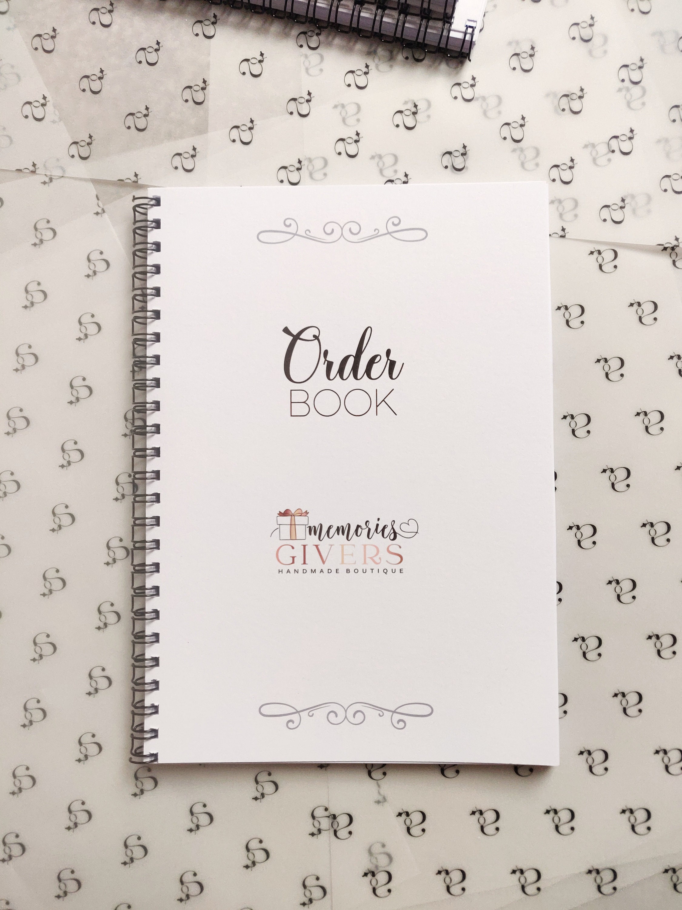 Business Order Book Template, Canva Order Book Template, A5 Notebook ...