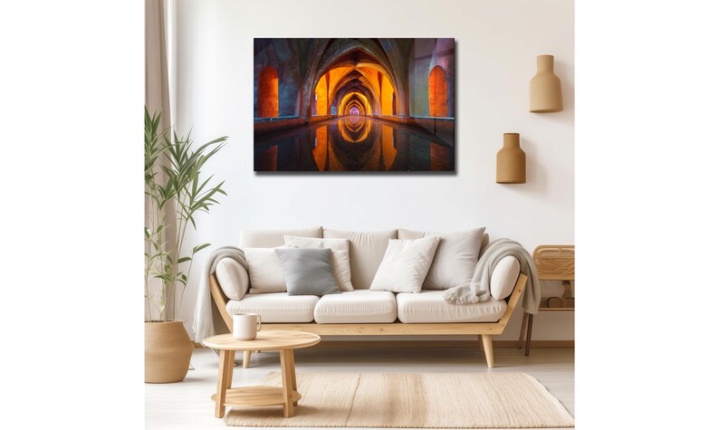 Basilica Cistern Glass Wall Art Glass Wall Decor Tempered Glass Home ...