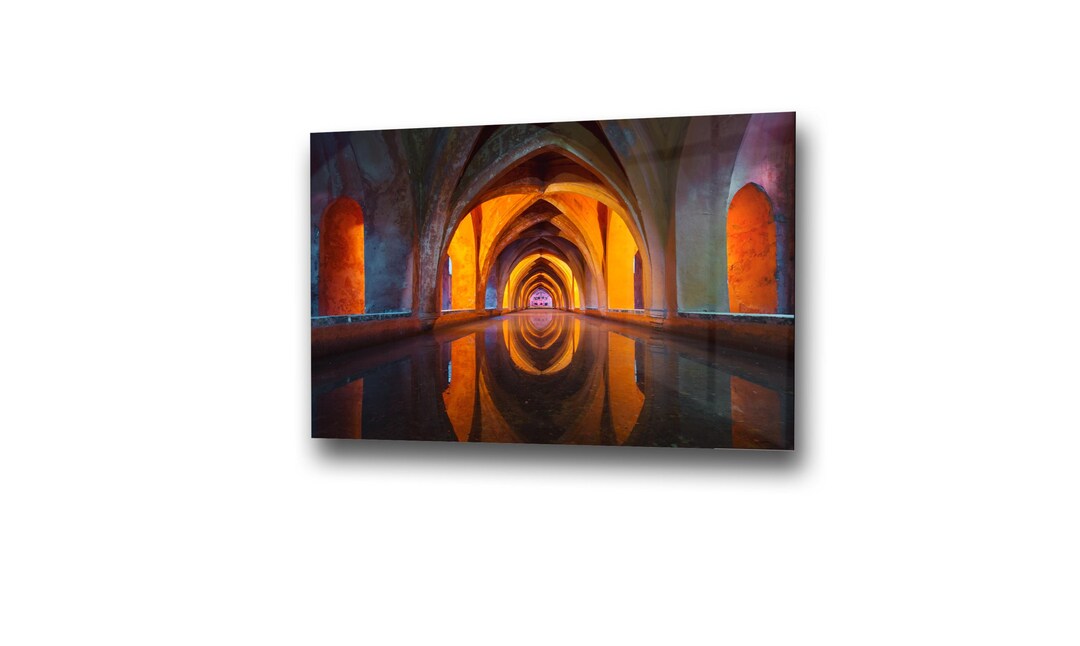 Basilica Cistern Glass Wall Art Glass Wall Decor Tempered Glass Home ...