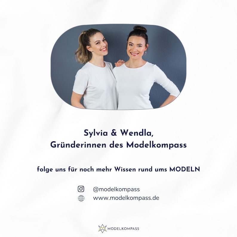 Sedcard Guide und Vorlagen | Model Comp Card Templates | Modelkompass ...