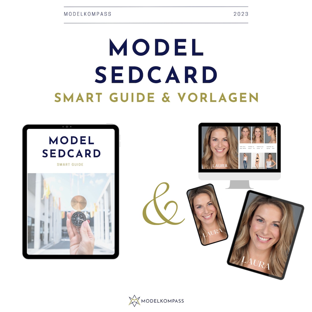 Sedcard Guide and Templates | Model Comp Card Templates | Model Compass ...