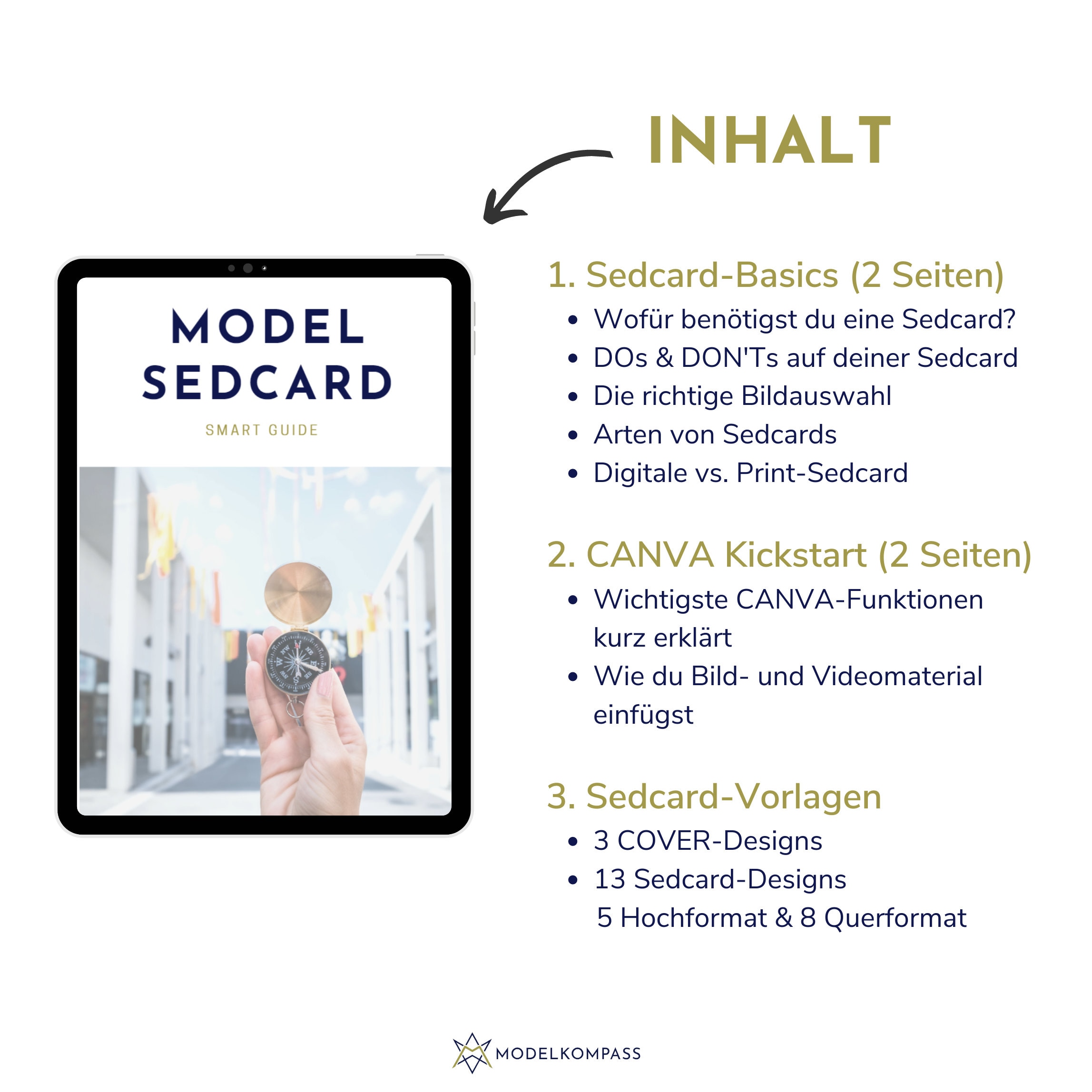 Sedcard Guide und Vorlagen | Model Comp Card Templates | Modelkompass ...