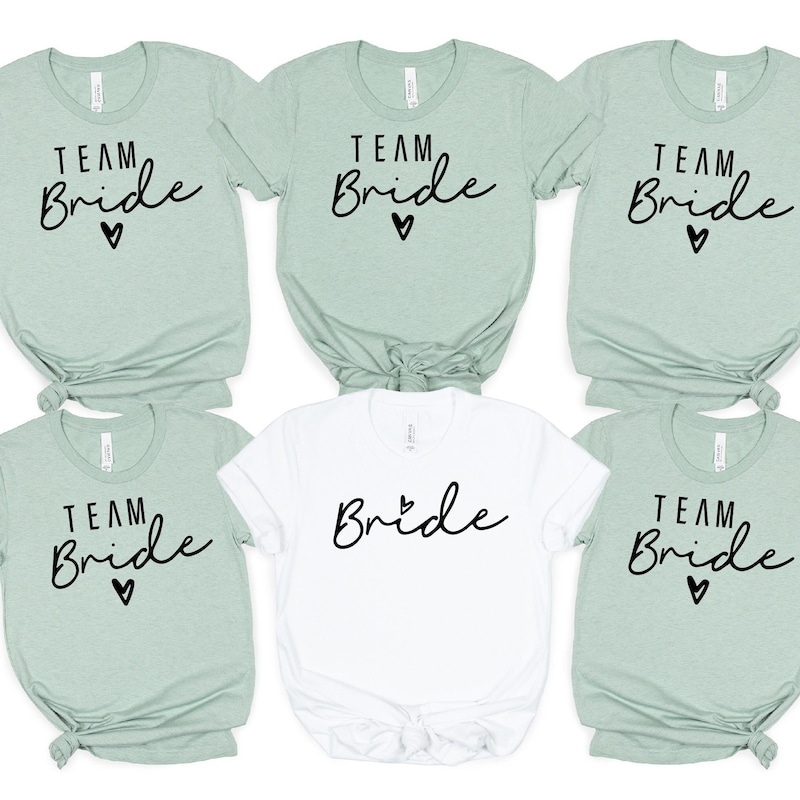 Team Bride Shirts - Etsy