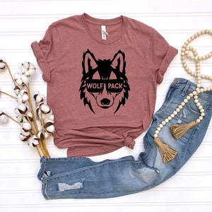 Wolf Pack Shirt, Wolf Shirts, Wolf Pack Family Shirt, Wolf Pack Outfit ...