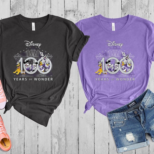 Disney 100th Anniversary Shirt 100 Years of Wonder Shirt - Etsy