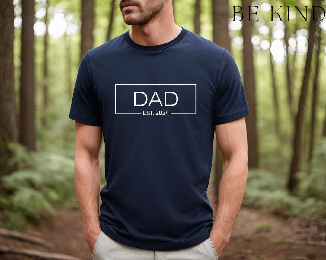 Dad Est 2024 Shirt, Dad Est Shirt, Daddy Est 2024 Shirt, Dad Gifts ...