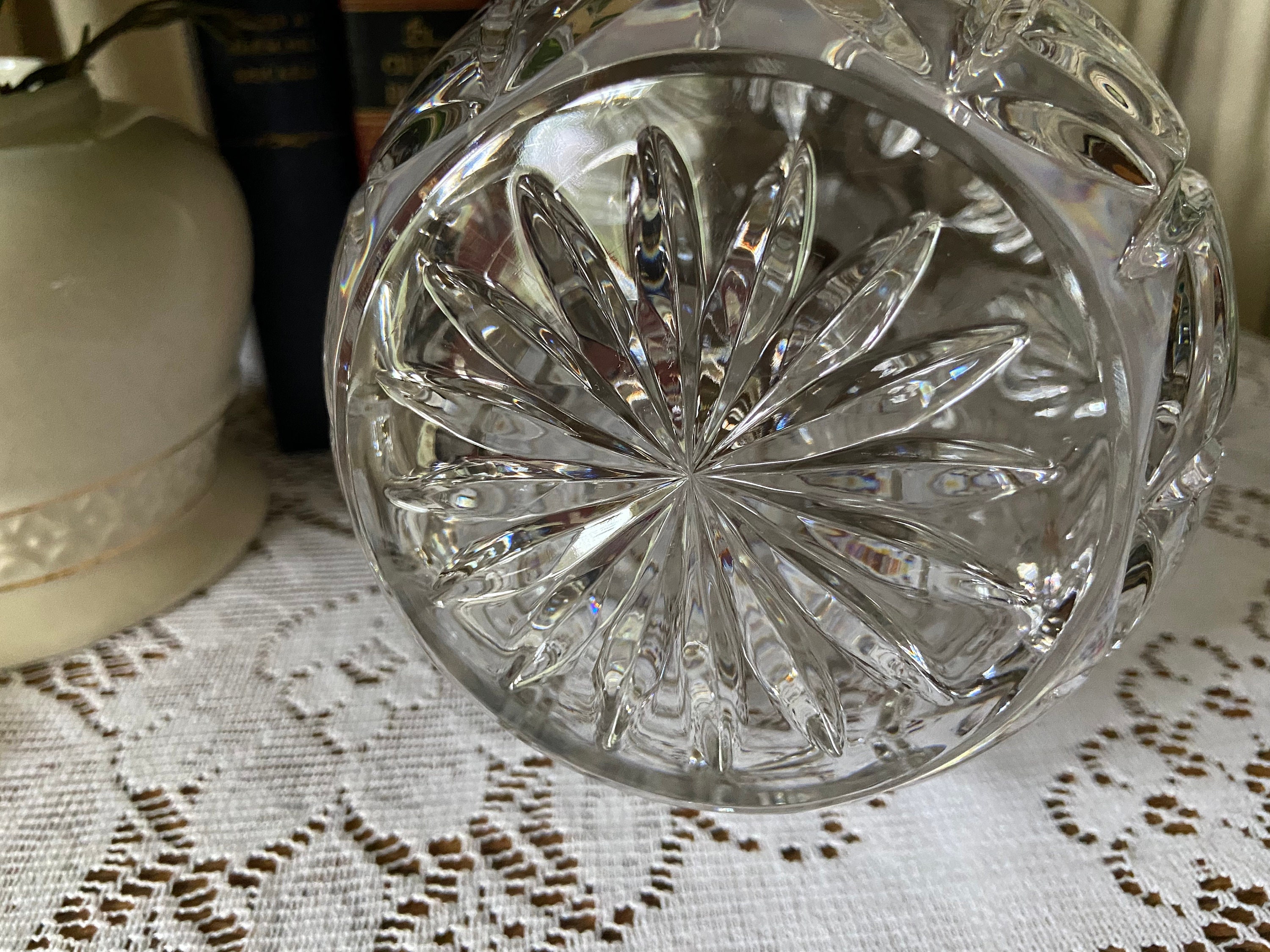 Vintage Leaded Crystal Decanter With Stopper Made in Poland - Etsy