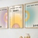 Positive Aura Posters Set of 3 Gradient Print Spiritual Art - Etsy