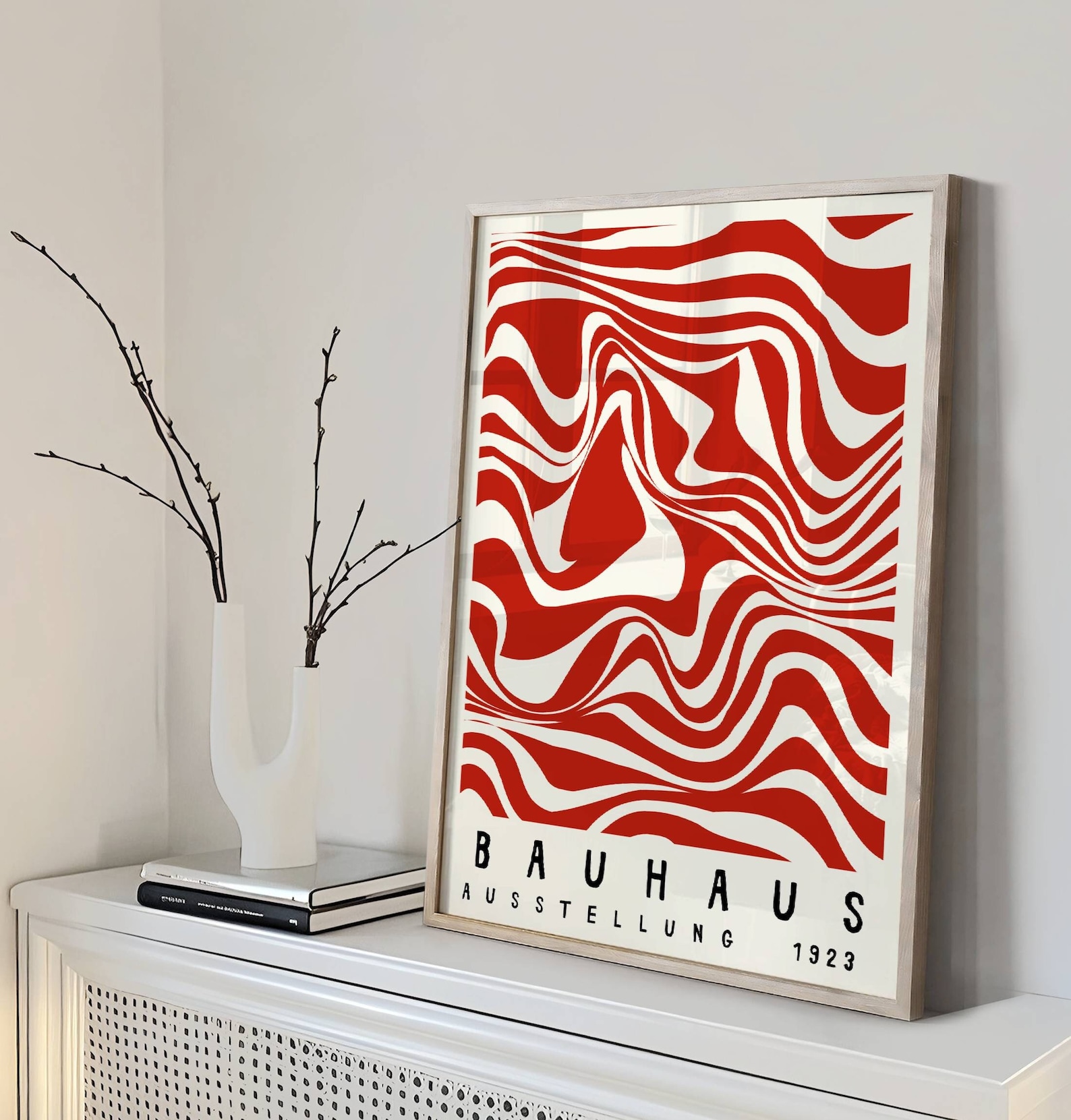 Bauhaus Printable Poster Set of 2 Mid Century Modern Print - Etsy