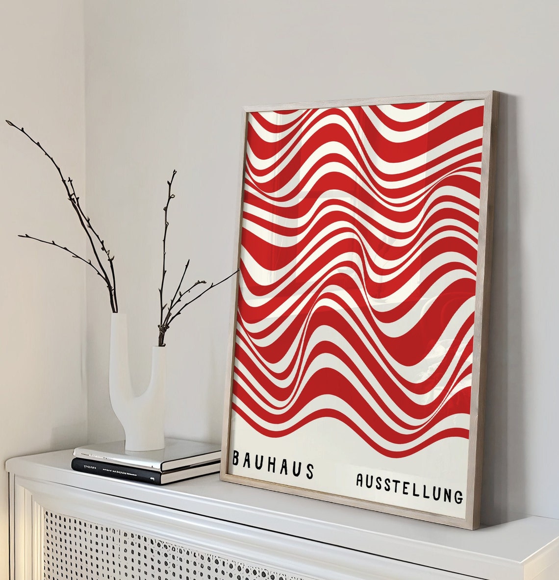 Bauhaus Printable Poster Set of 2 Mid Century Modern Print - Etsy