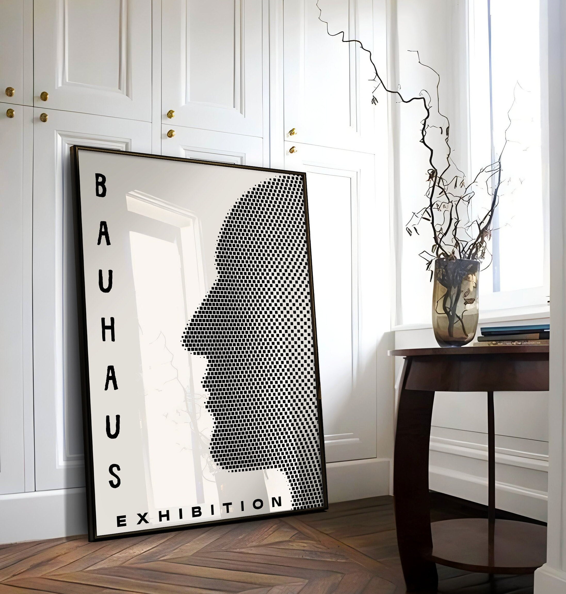 Bauhaus Printable Poster Set of 2 Mid Century Modern Print - Etsy