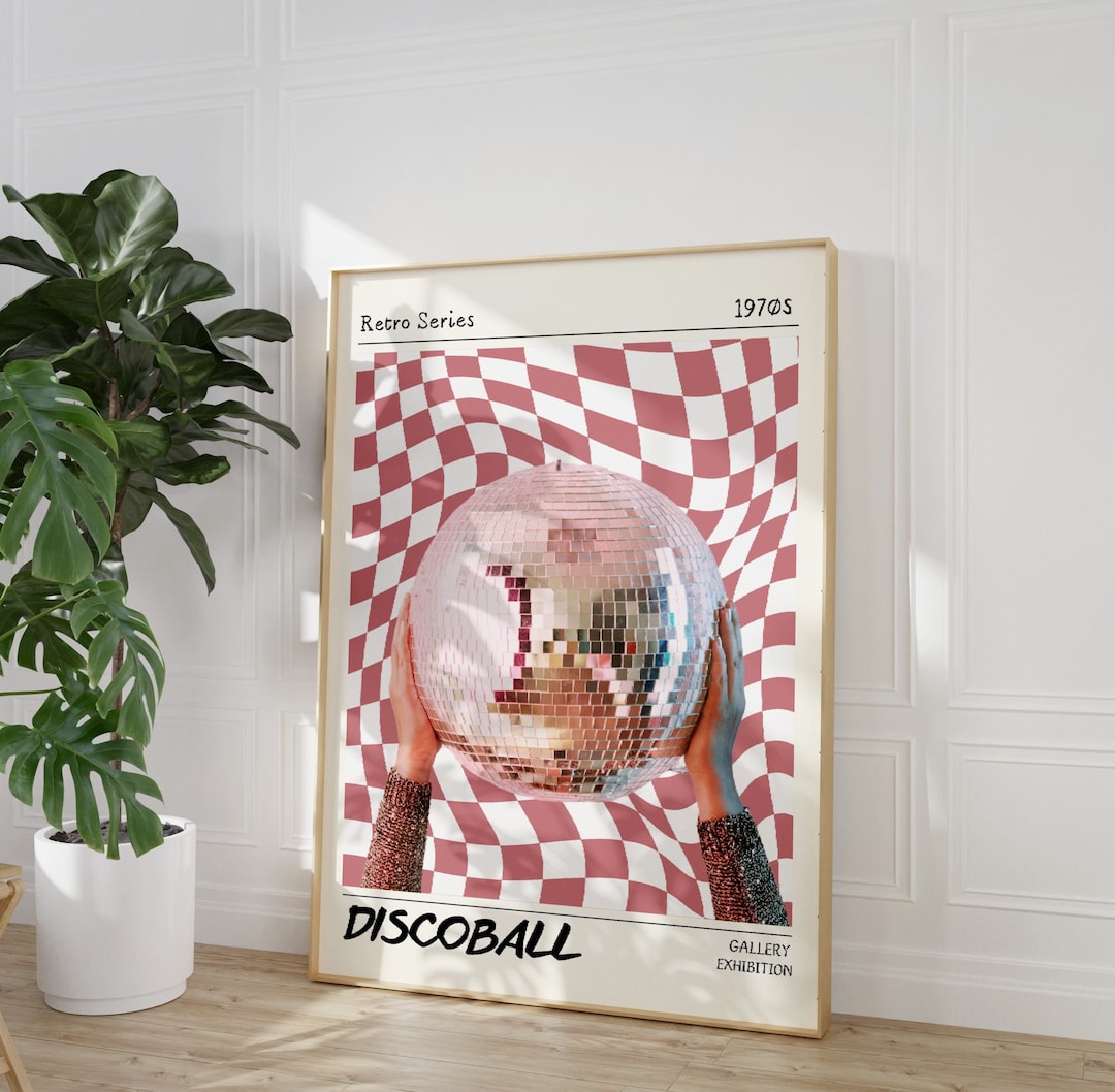 Disco Print Trendy Wall Arttrendy Printable Artaesthetic - Etsy