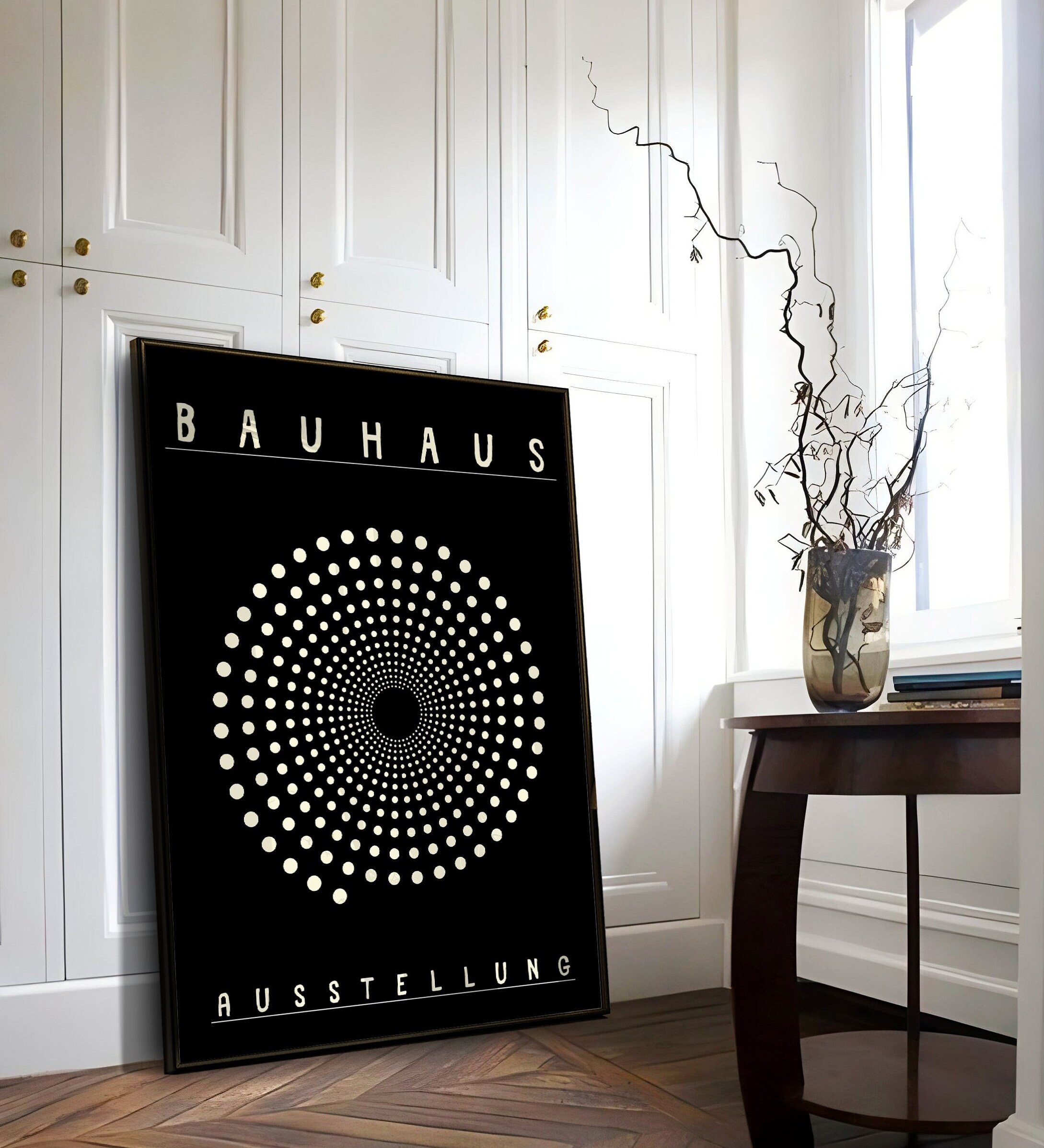 Bauhaus Printable Poster Set of 2 Mid Century Modern Print - Etsy