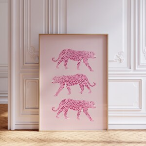 Cheetah Animal Print, Preppy Wall Art, Preppy Dorm Room Decor ...