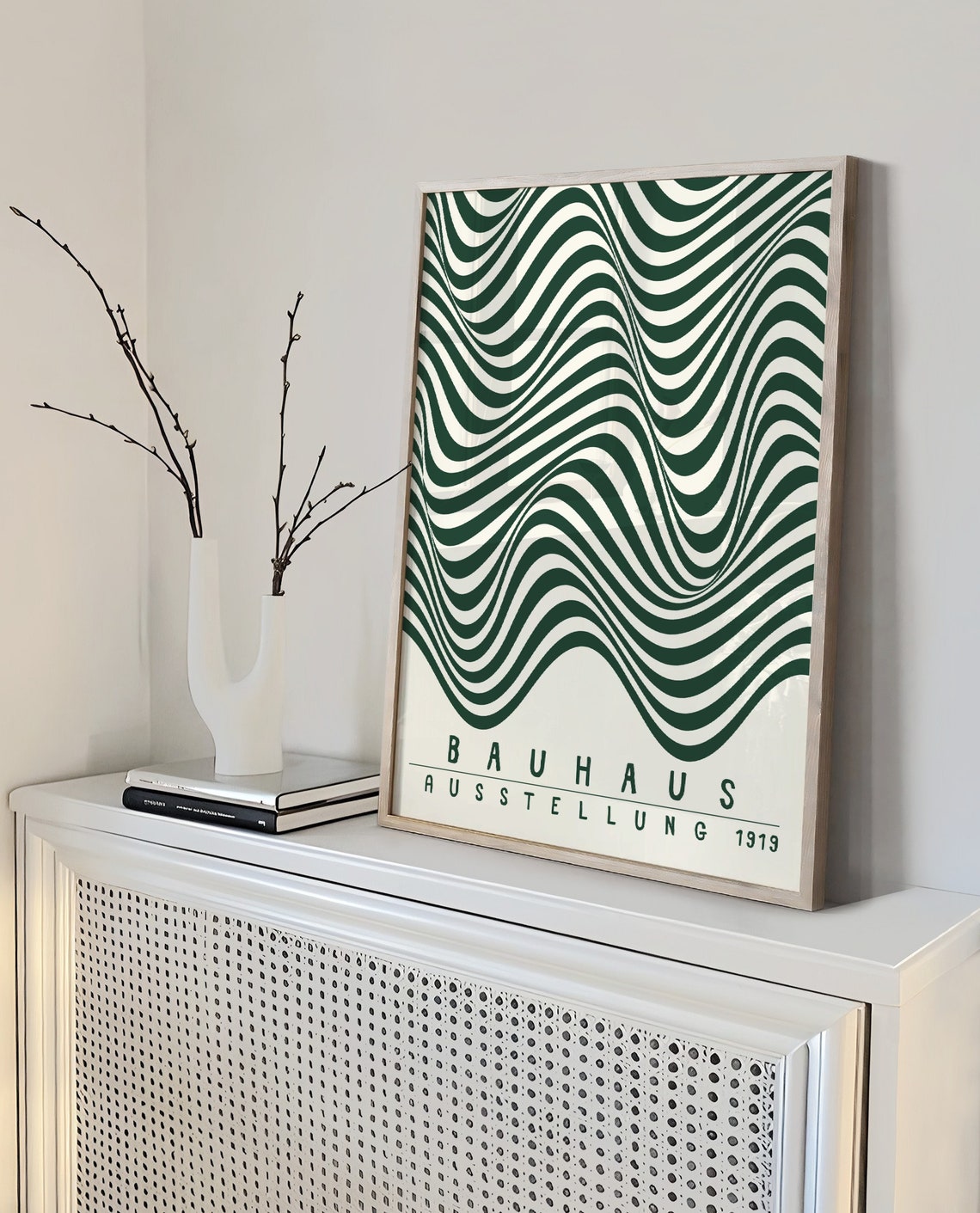 Bauhaus Printable Poster Set of 2 Mid Century Modern Print - Etsy