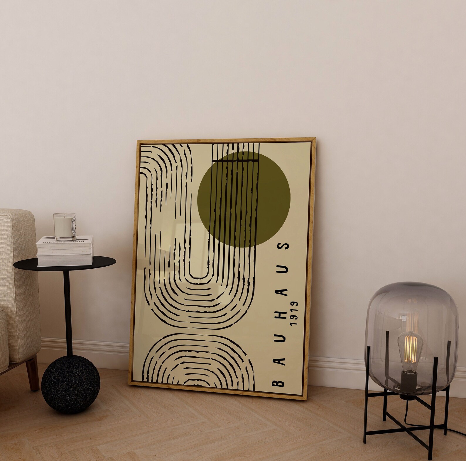 Bauhaus Printable Poster Set of 2 Mid Century Modern Print - Etsy