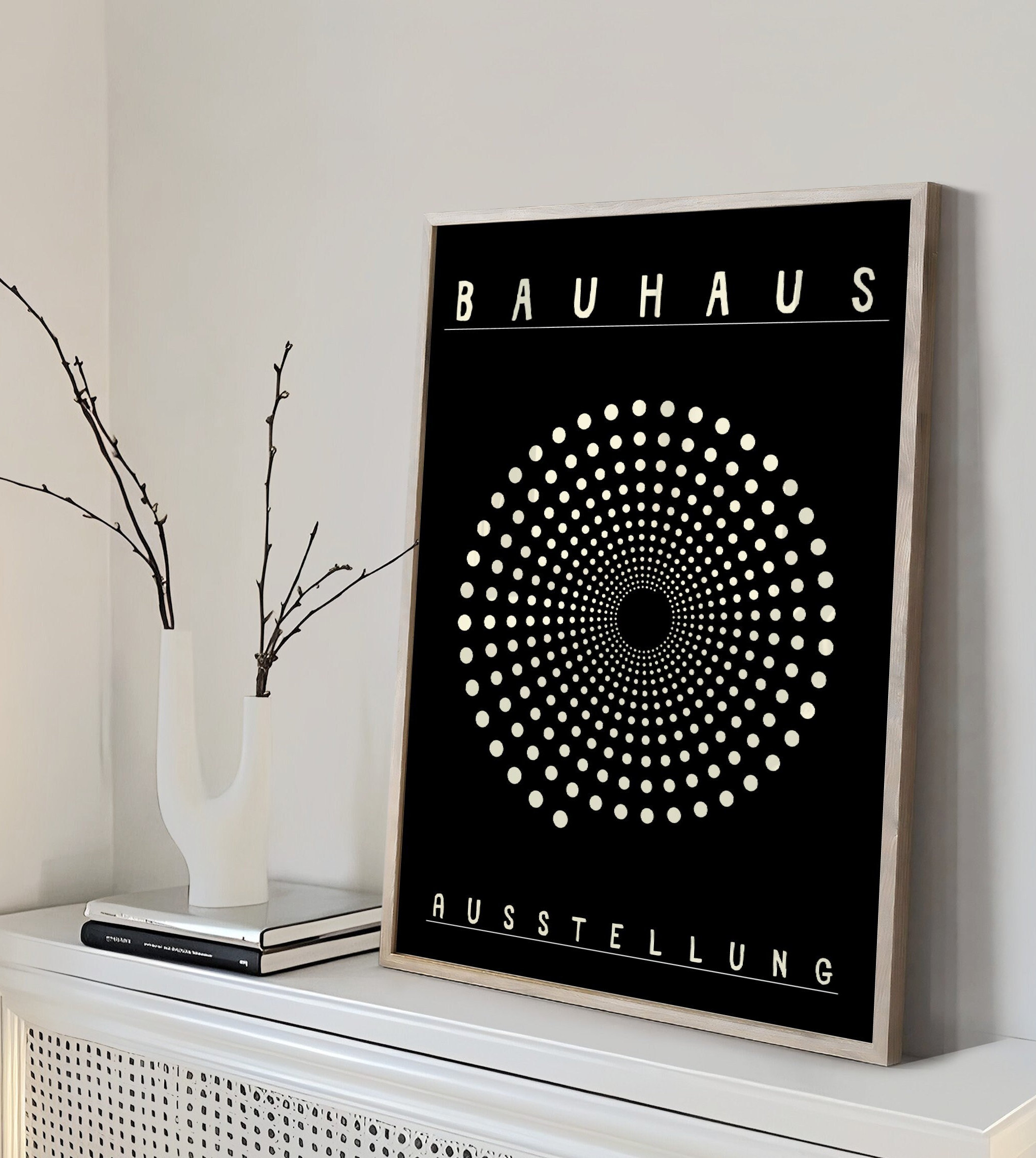 Bauhaus Printable Poster Set of 2 Mid Century Modern Print - Etsy