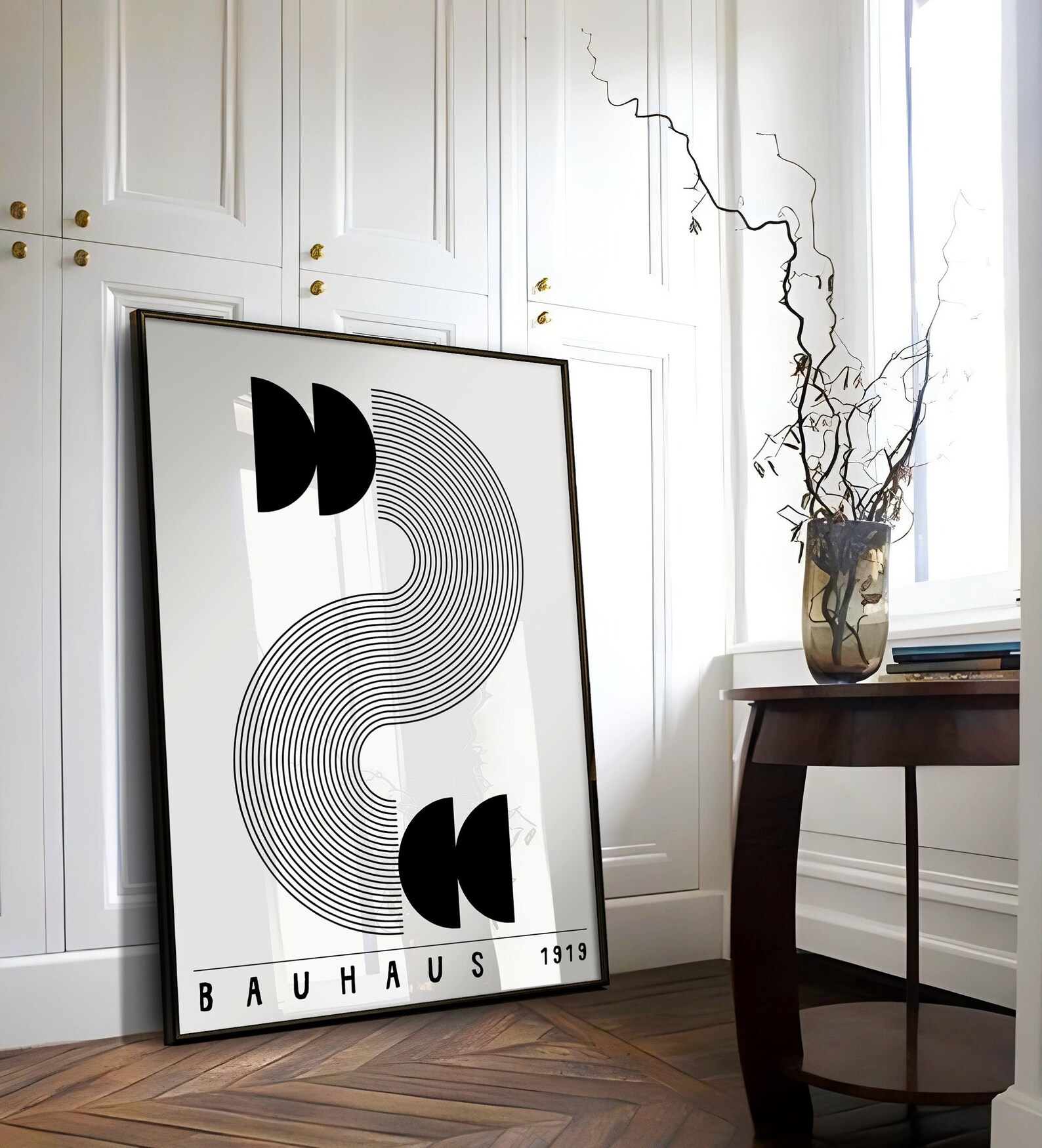 Bauhaus Printable Poster Set of 2 Mid Century Modern Print - Etsy