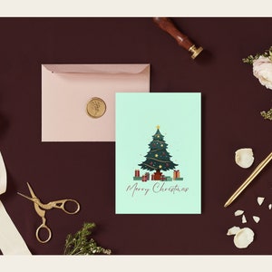 Printable Merry Christmas Card, Digital Card, Printable Merry Christmas ...