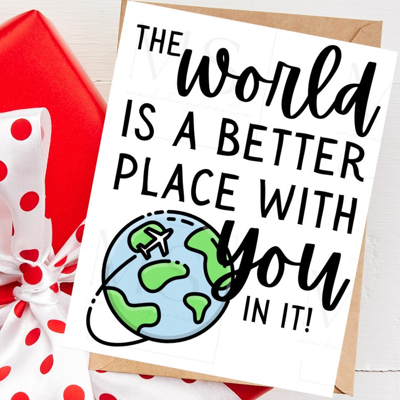 Teacher Appreciation Digital Download Cards - Around the World Theme ...