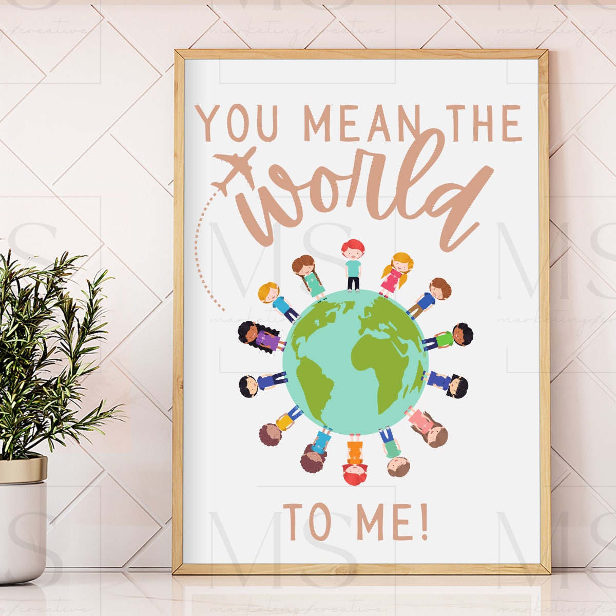 Teacher Appreciation Digital Download Posters - Around the World Theme ...