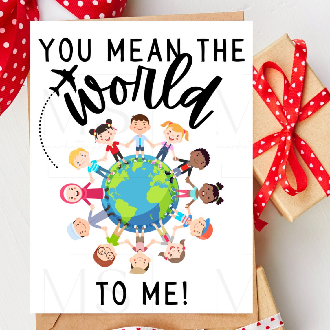 Teacher Appreciation Digital Download Cards Around the World Theme ...
