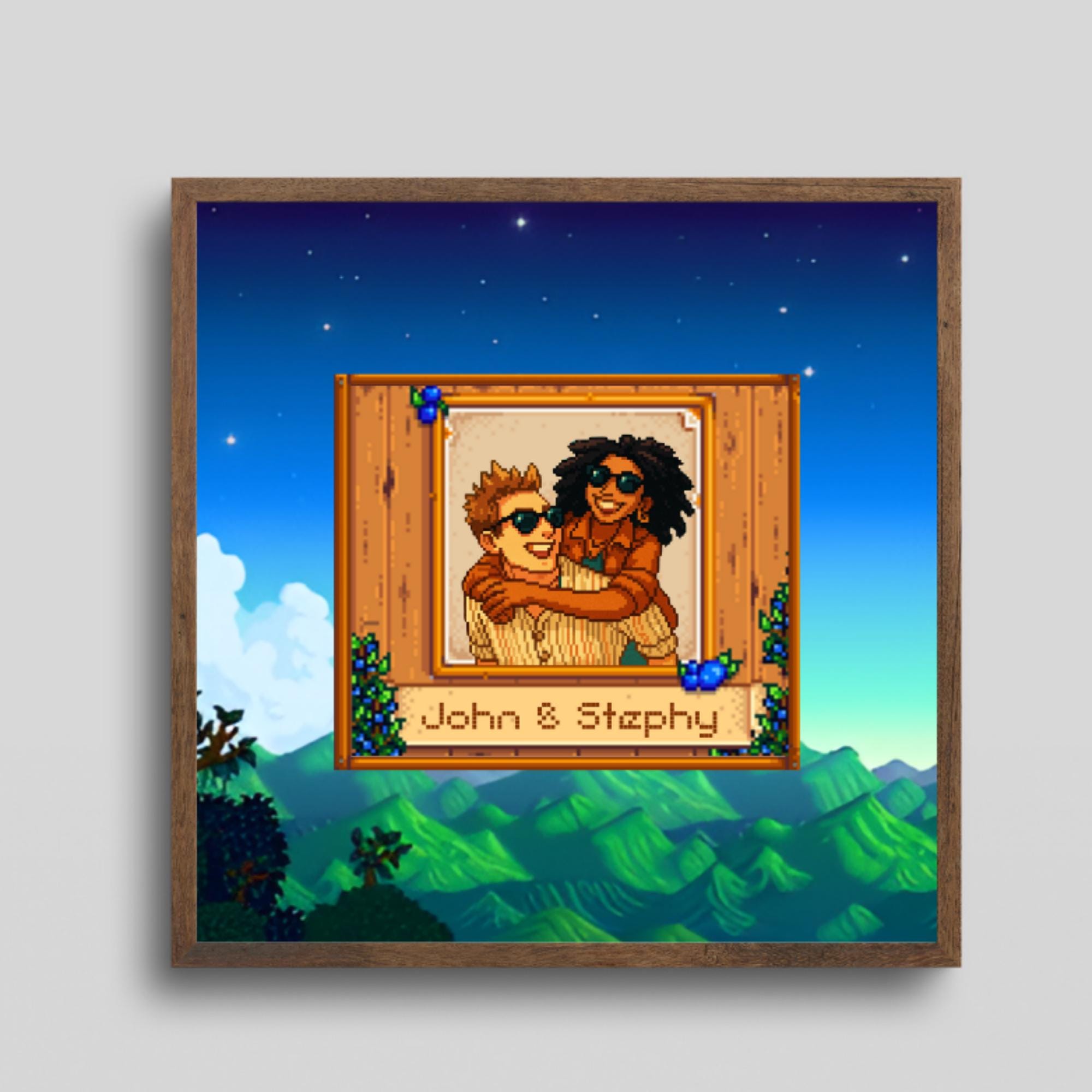 Custom Family & Couple Stardew Valley Portraits, Personalized Stardew ...