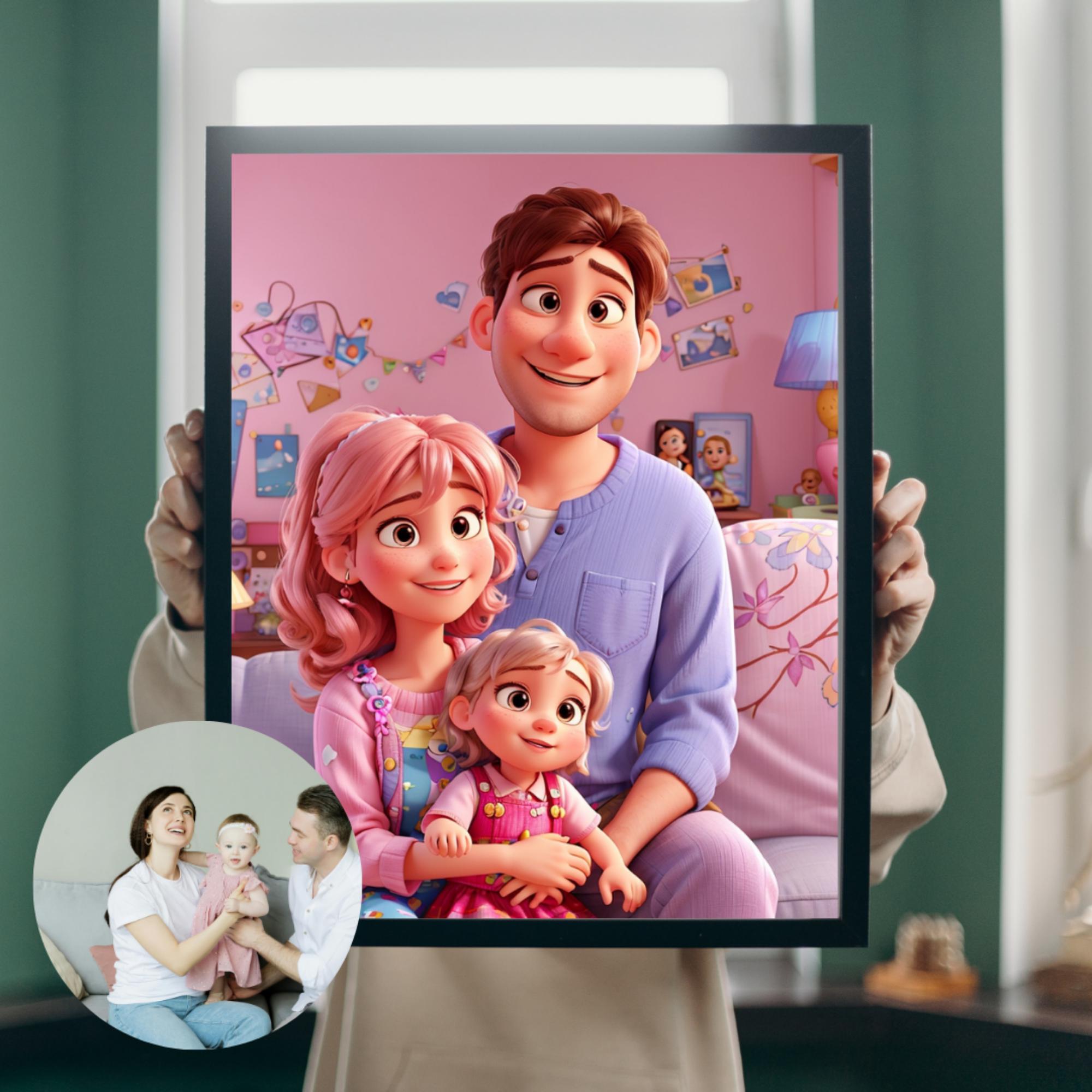 Fun Cartoon Portrait, Custom Cartoon Portrait, Couples Portrait, Best ...