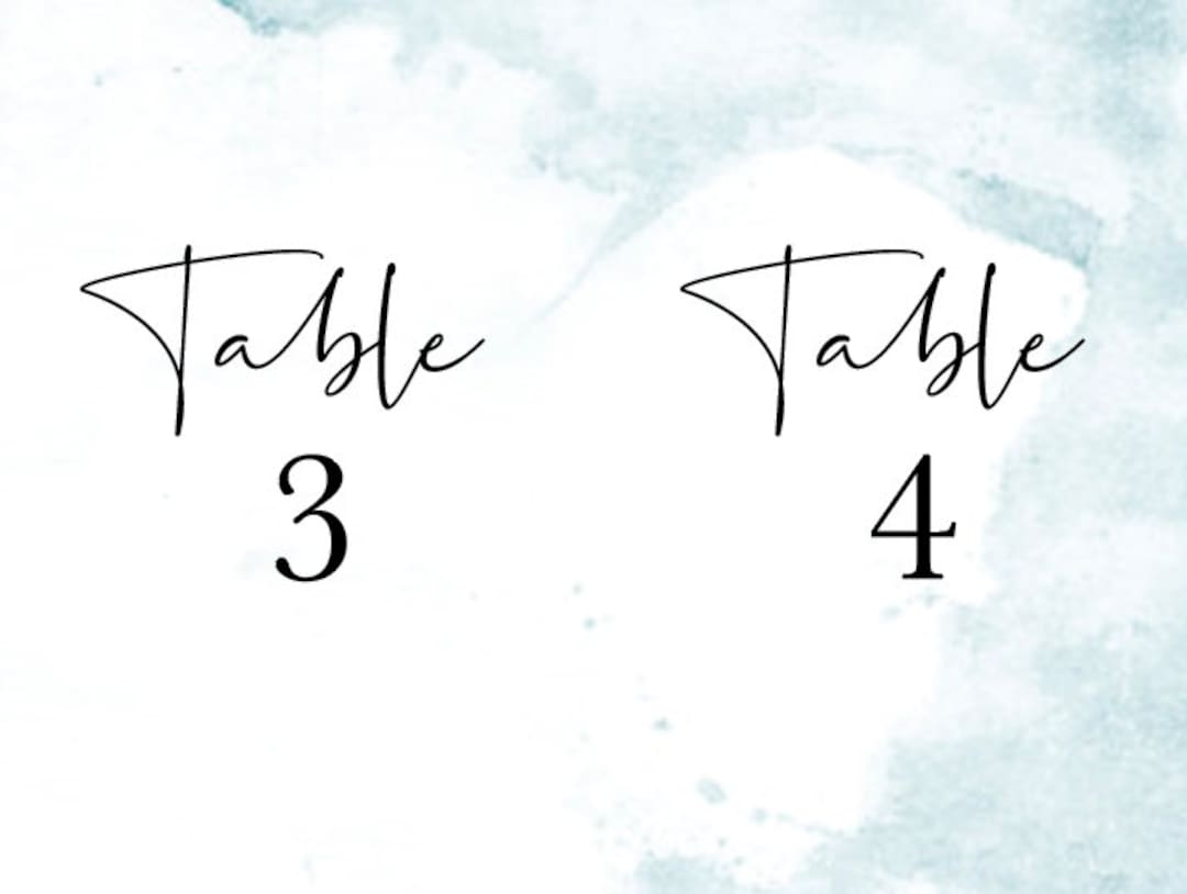 Table Number SVG, Table Numbers Svg, Wedding Svg, Table Number Sign Svg ...