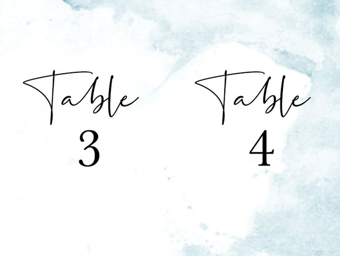 Table Number SVG, Table Numbers Svg, Wedding Svg, Table Number Sign Svg ...