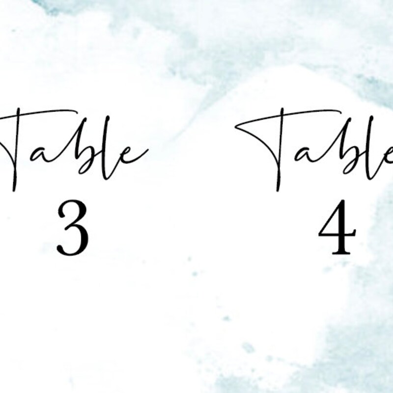 Table Numbers Svg - Etsy